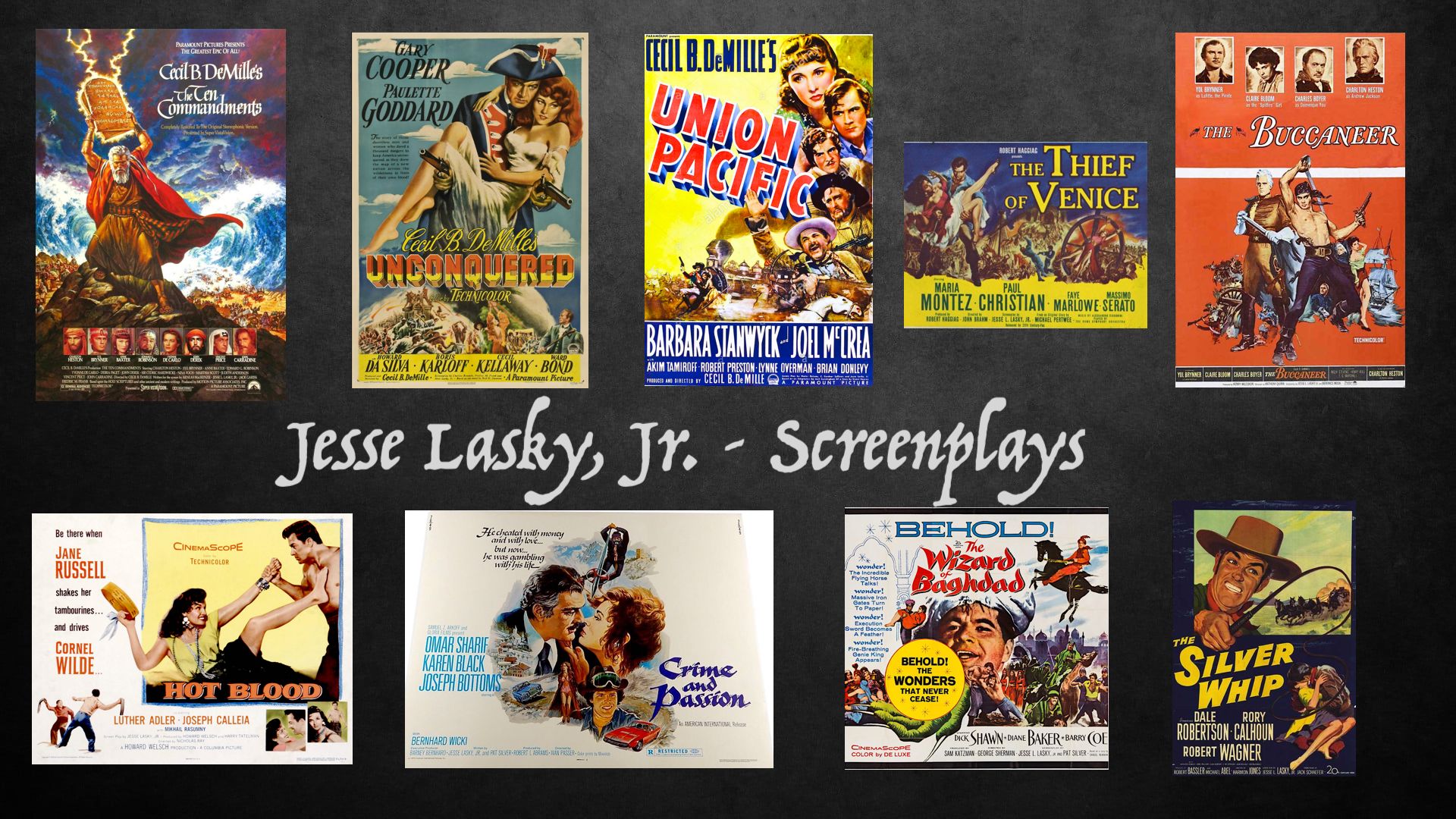 Screenwriter | Author | Playwright | Poet | Jesse Lasky Jr. – Official ...